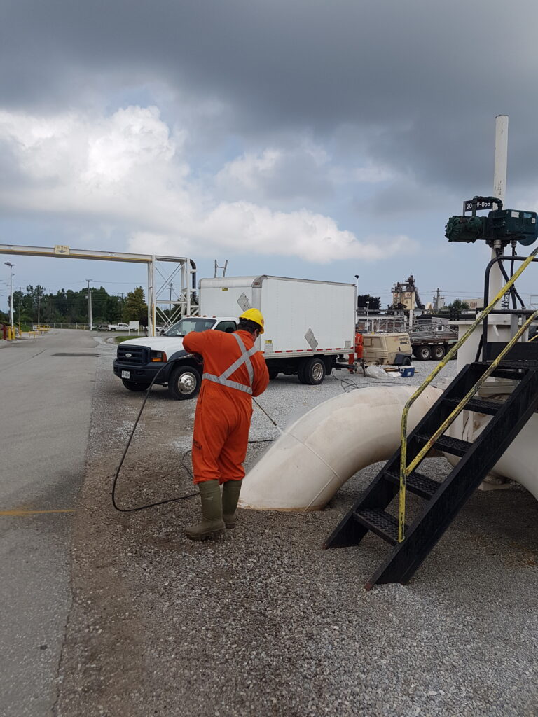 High Pressure Water Blasting - Field Protective Coating London Ontario